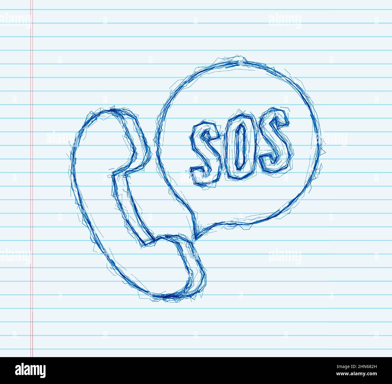 911 call in sketch style. Call icon vector. Hand holding smartphone ...