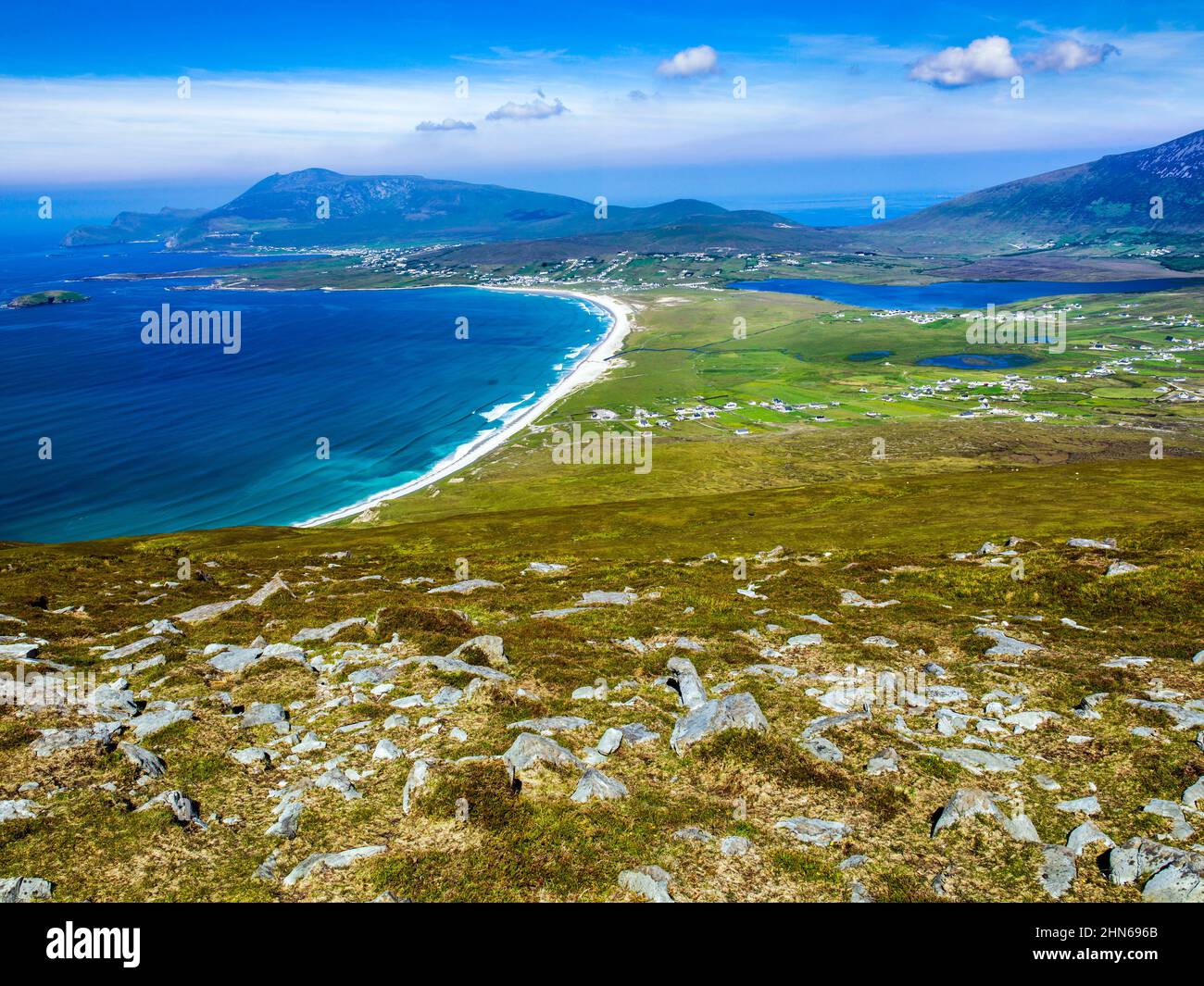 Trawmore Bay, Achill Island, County Mayo, Ireland Stock Photo - Alamy