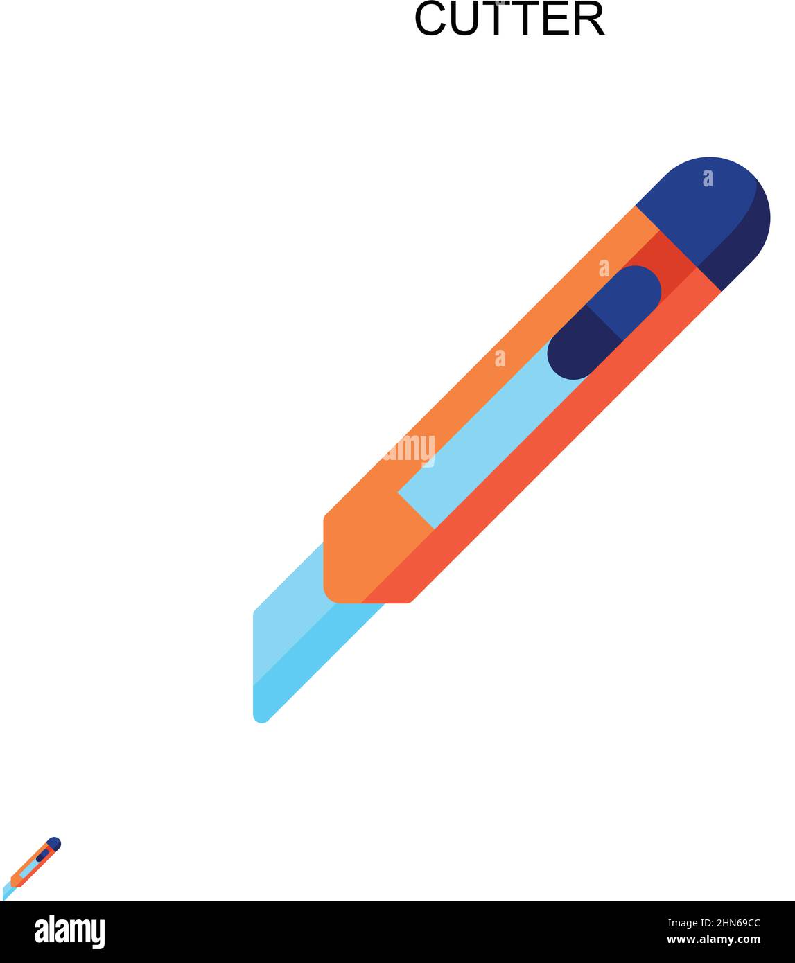 Cutter symbol Stock Vector Images - Alamy