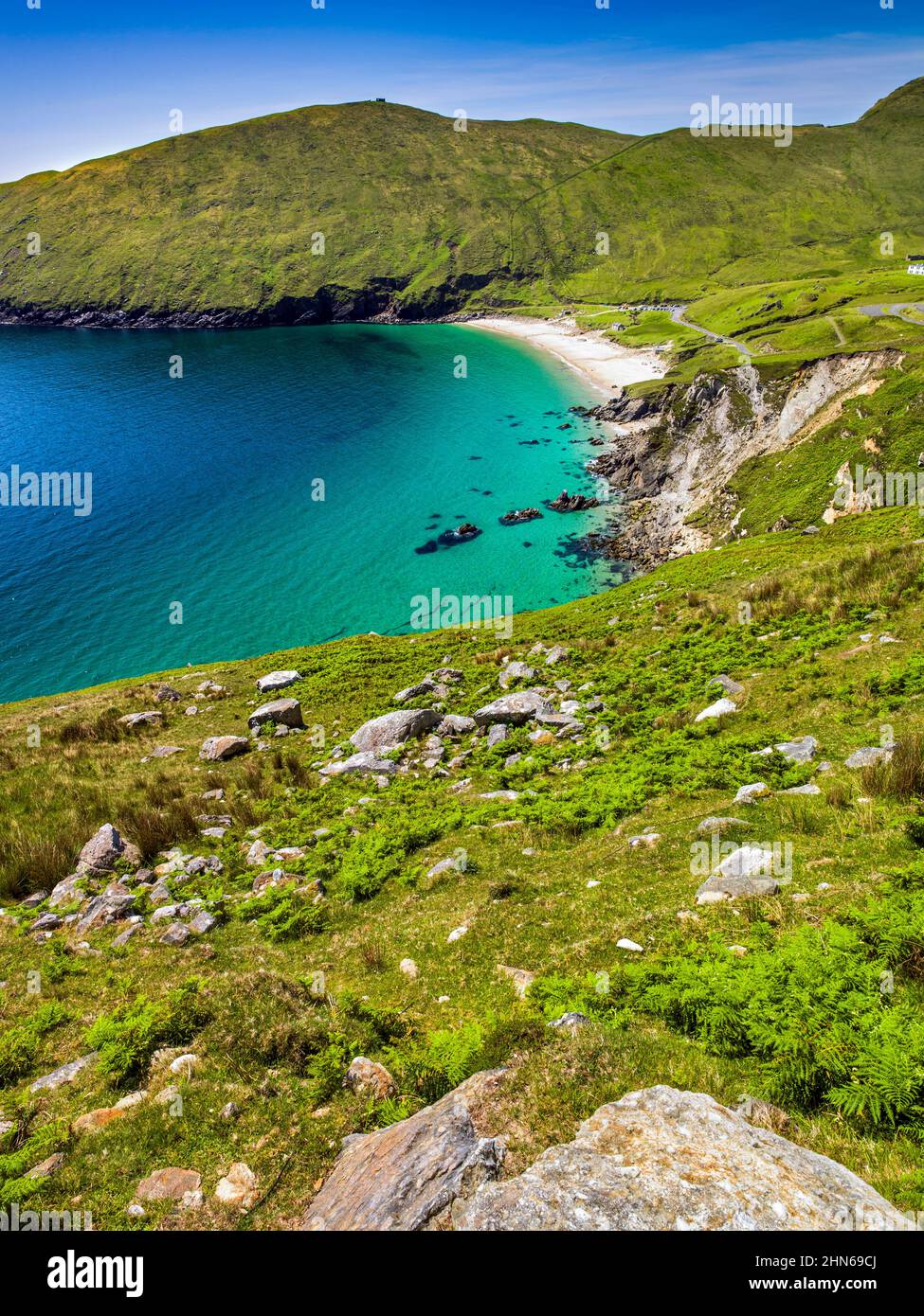 Keem Strand on Achill Island in County Mayo, Ireland Stock Photo - Alamy