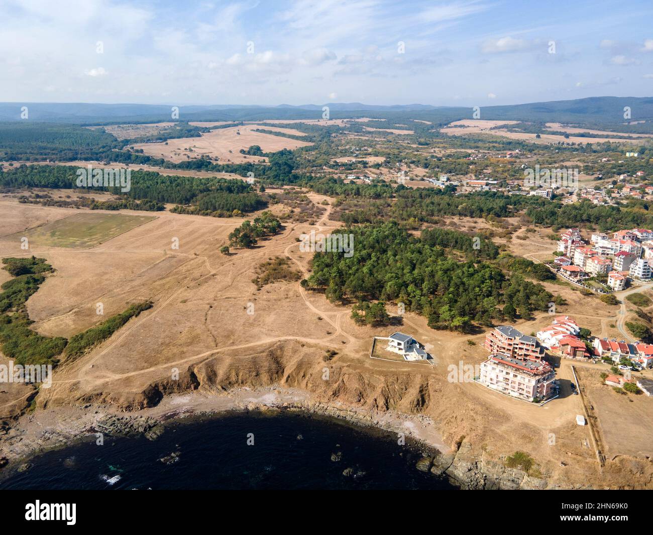 Aerial view of town of Ahtopol, Burgas Region, Bulgaria Stock Photo - Alamy