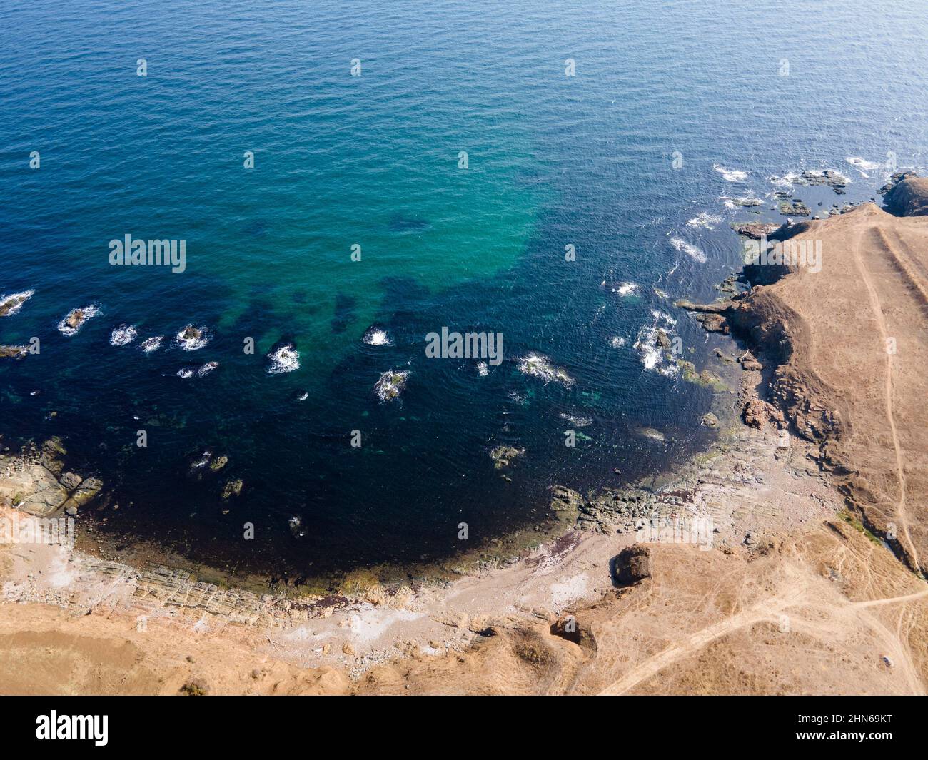 Aerial view of town of Ahtopol, Burgas Region, Bulgaria Stock Photo - Alamy
