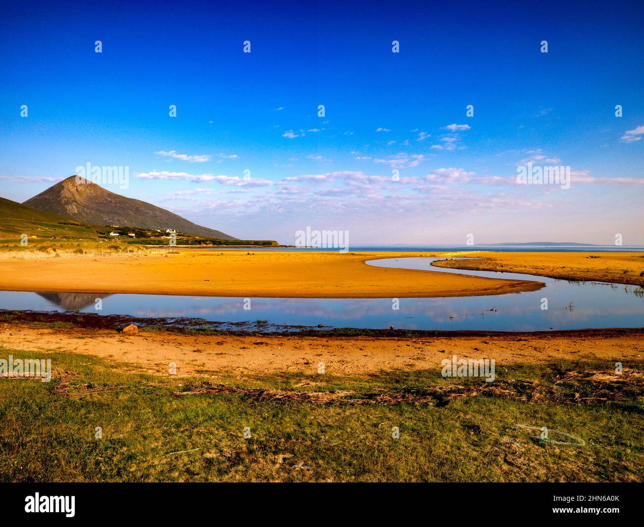 Slievemore mountain on Achill Island, County Mayo, Ireland Stock Photo ...