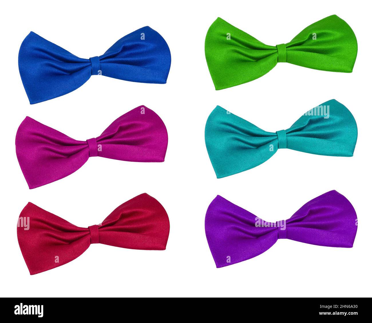 Bow tie multicolor elegant isolated on the white background Stock Photo ...