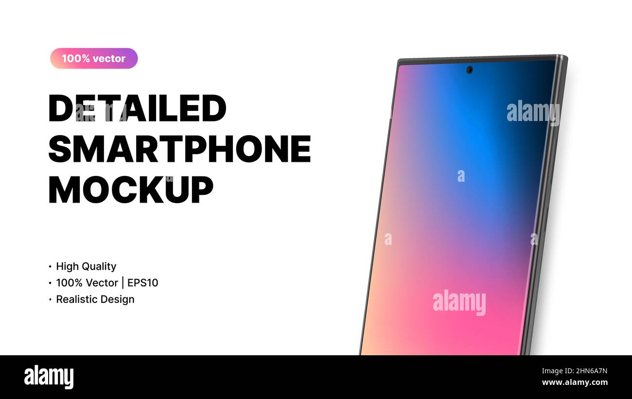 Screen device mockup mock Stock Vector Images - Alamy