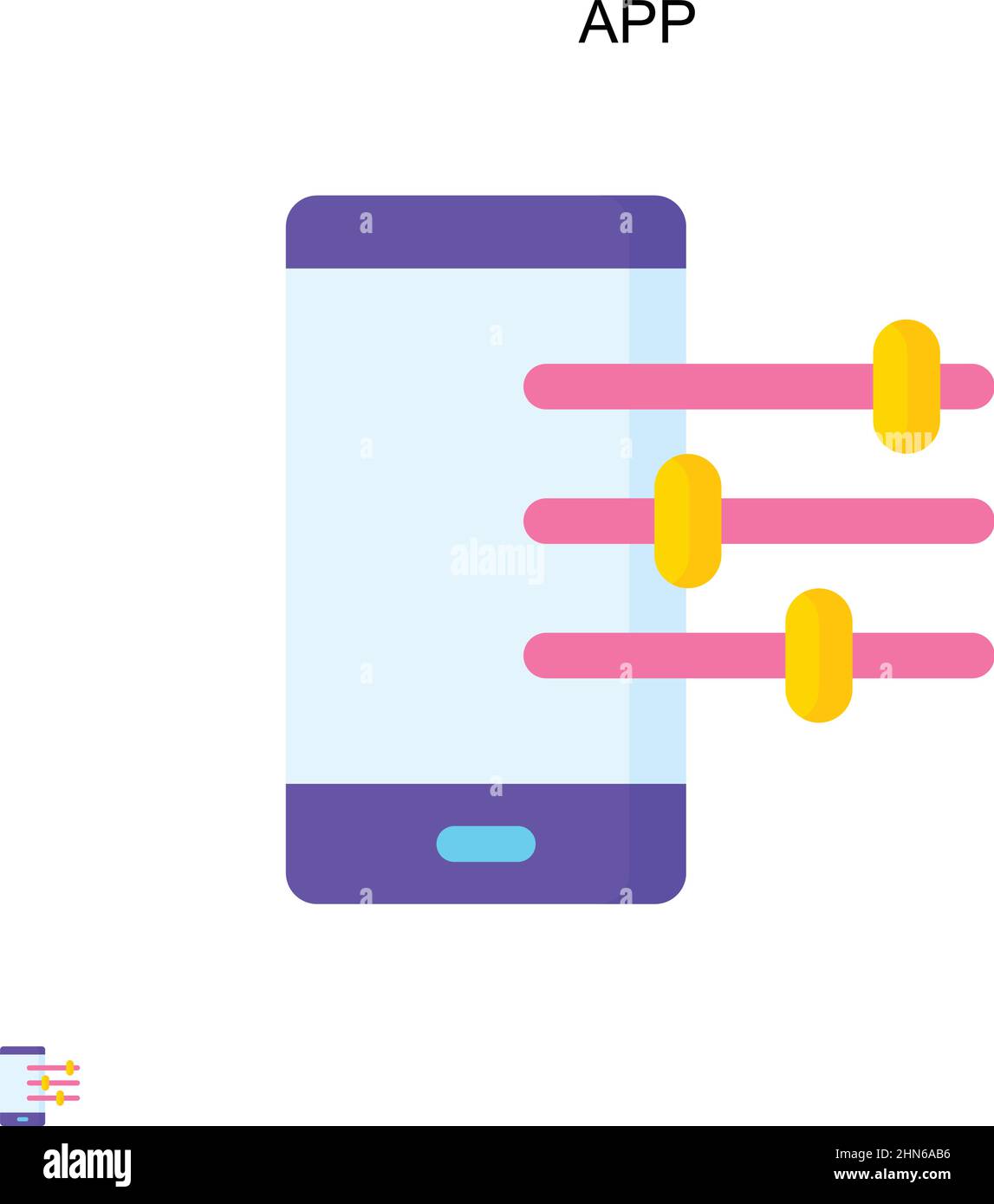 Mobile app screen Stock Vector Images - Alamy
