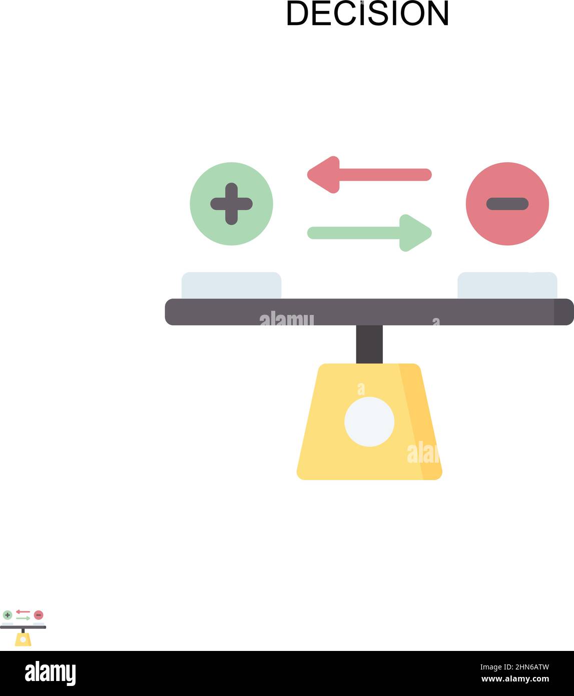 Decision making icon hi-res stock photography and images - Alamy