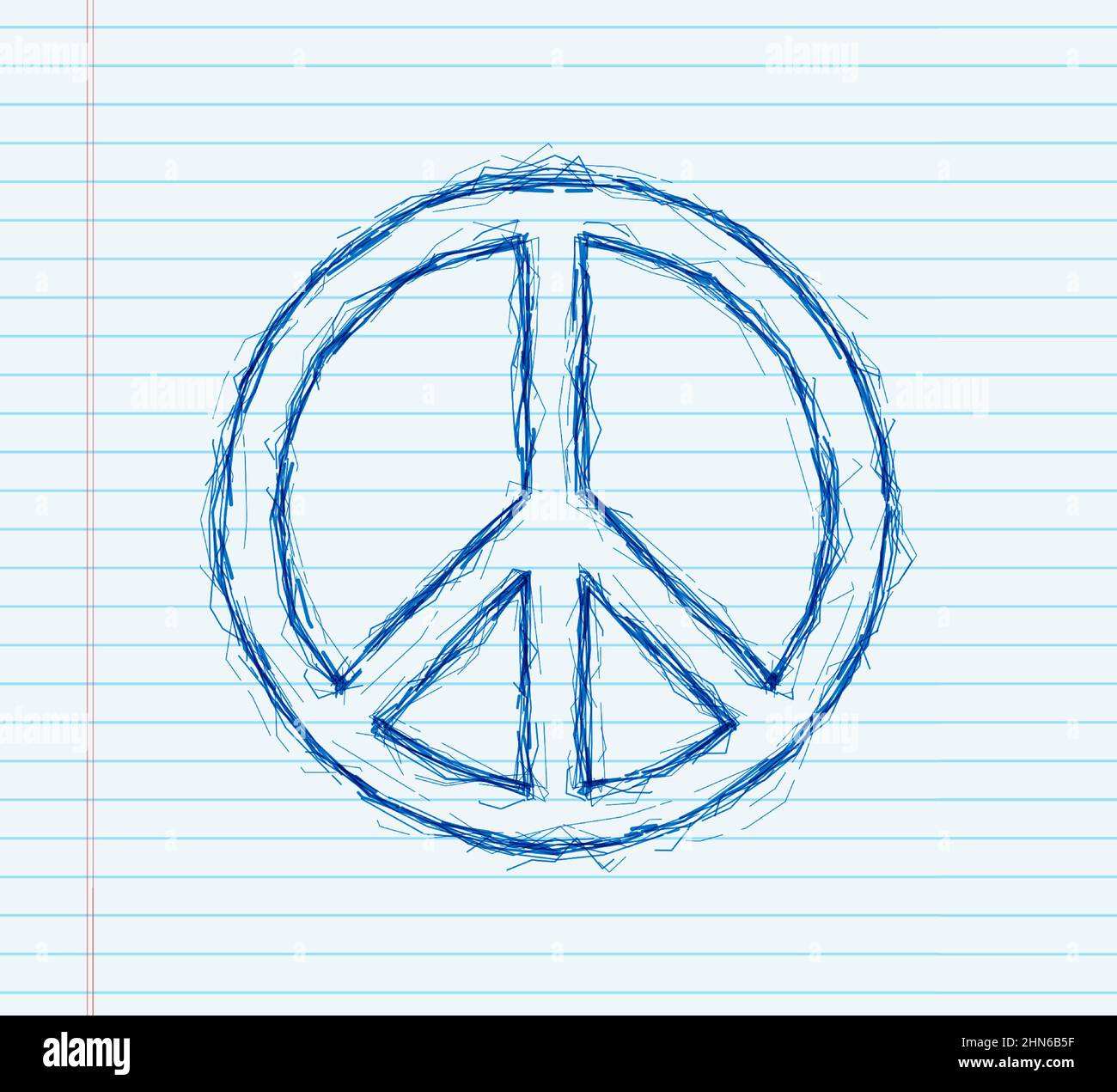 Peace world sketch sign, great design for any purposes. Flat vector ...