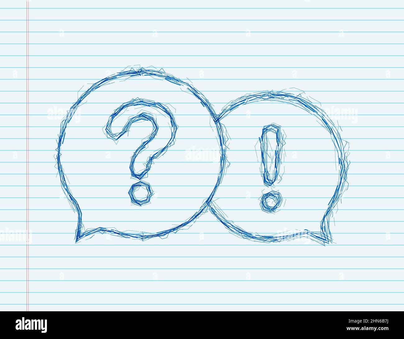 Question and Answer banner. sketch icon. Megaphone banner. Web design ...