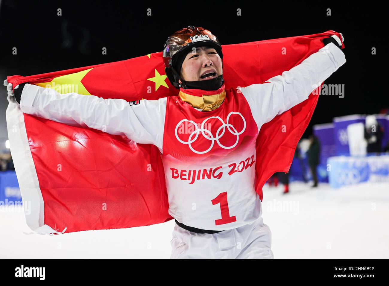 Zhangjiakou, China's Hebei Province. 14th Feb, 2022. Xu Mengtao of ...
