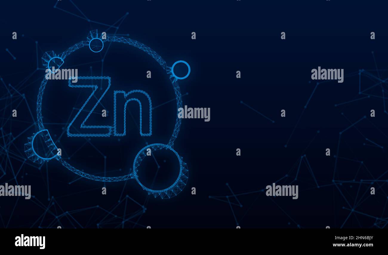 Zn, zinc for healthcare Plexus sign. Vitamin complex. Healthcare ...