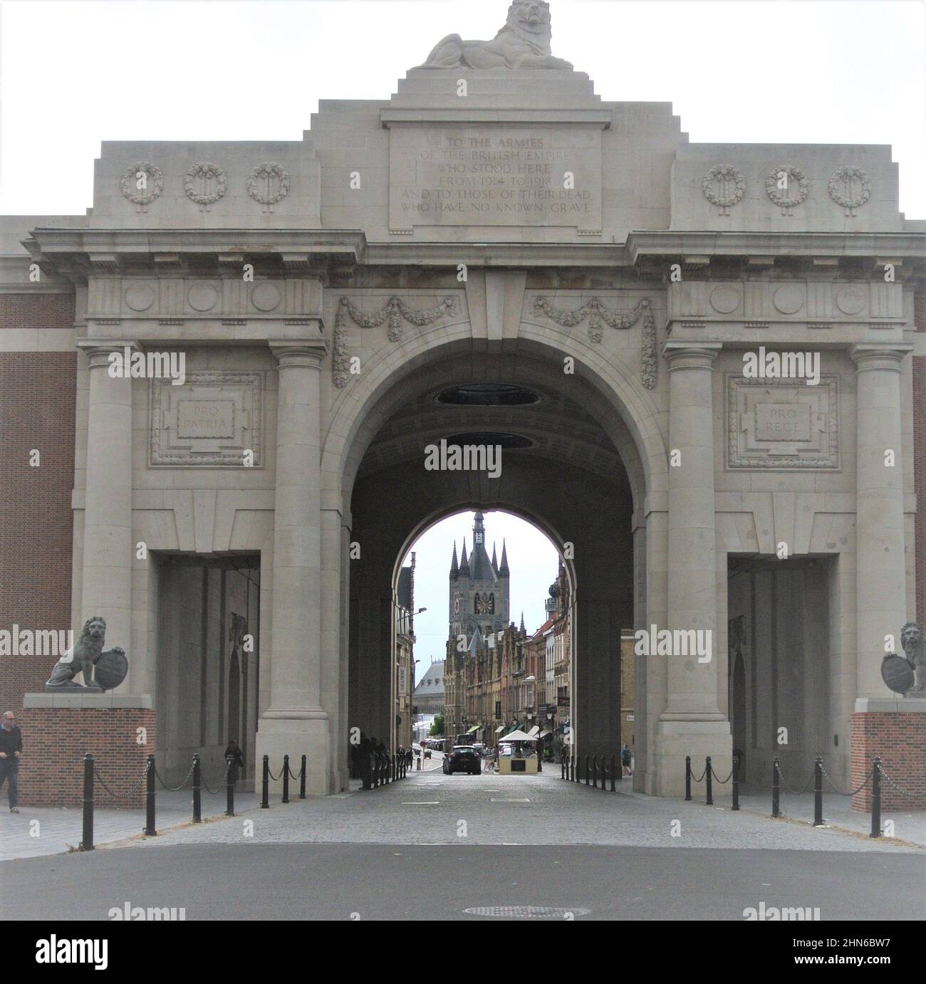 Menin Gate, War Memorial in Ypres Stock Photo - Alamy