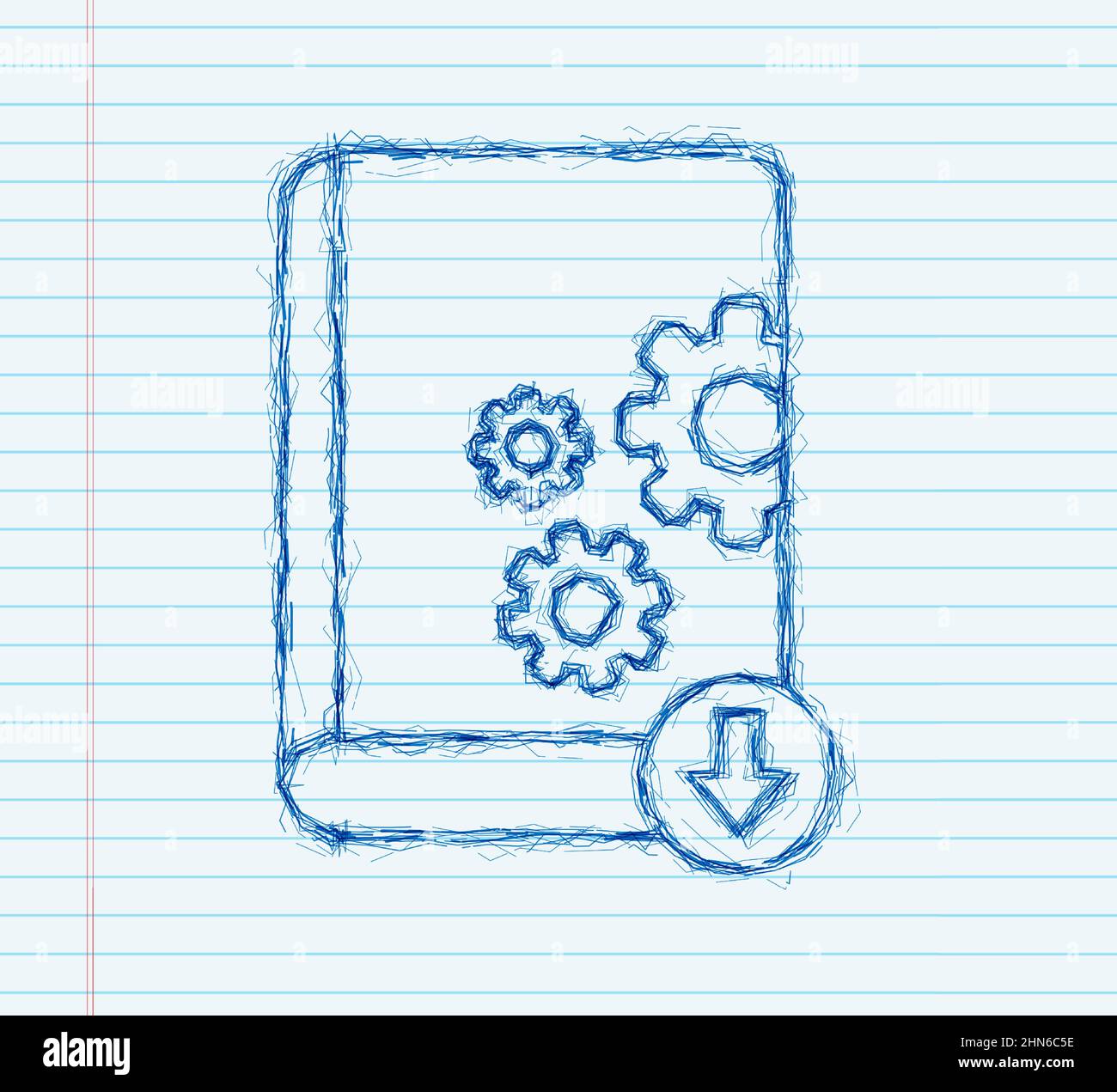 Download User manual book in flat style. sketch style. Vector ...