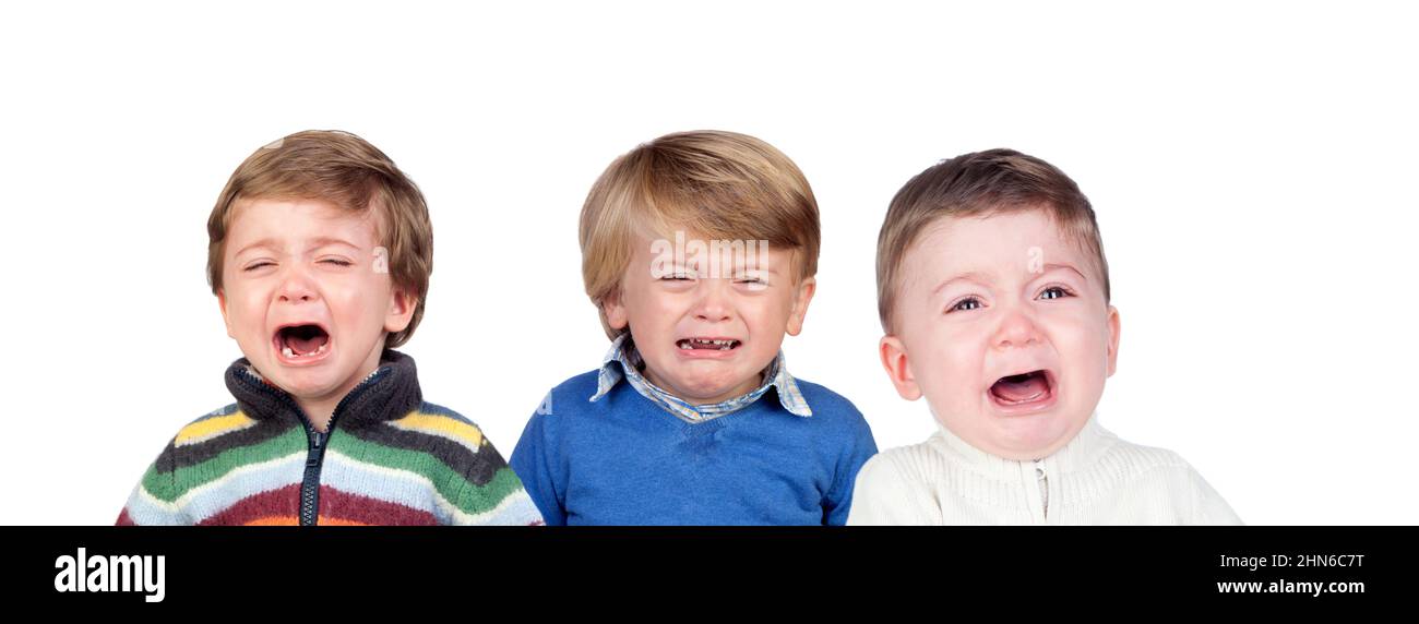 Group Of Kids Crying