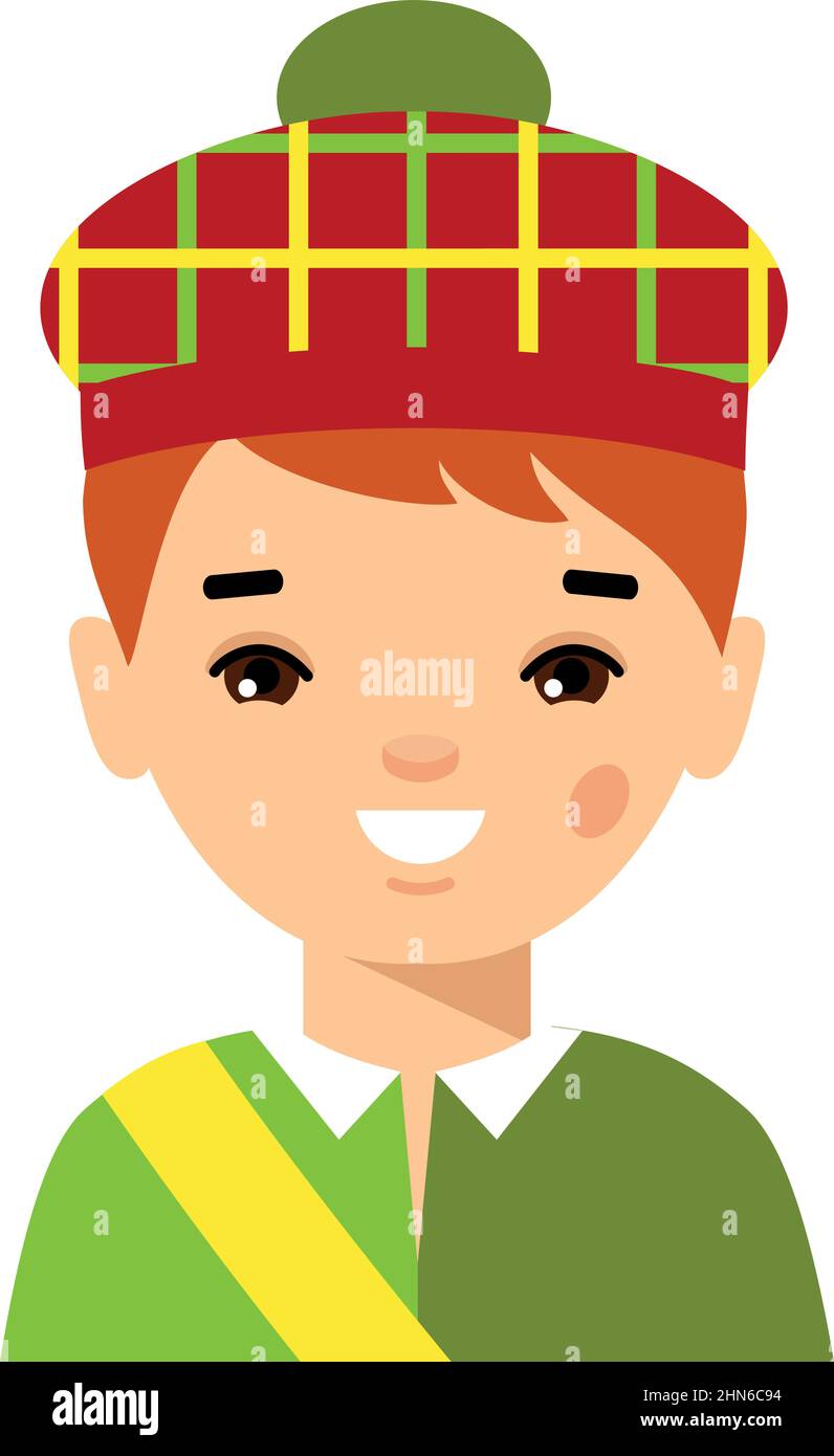 Scotsman in kilt Stock Vector Images - Alamy