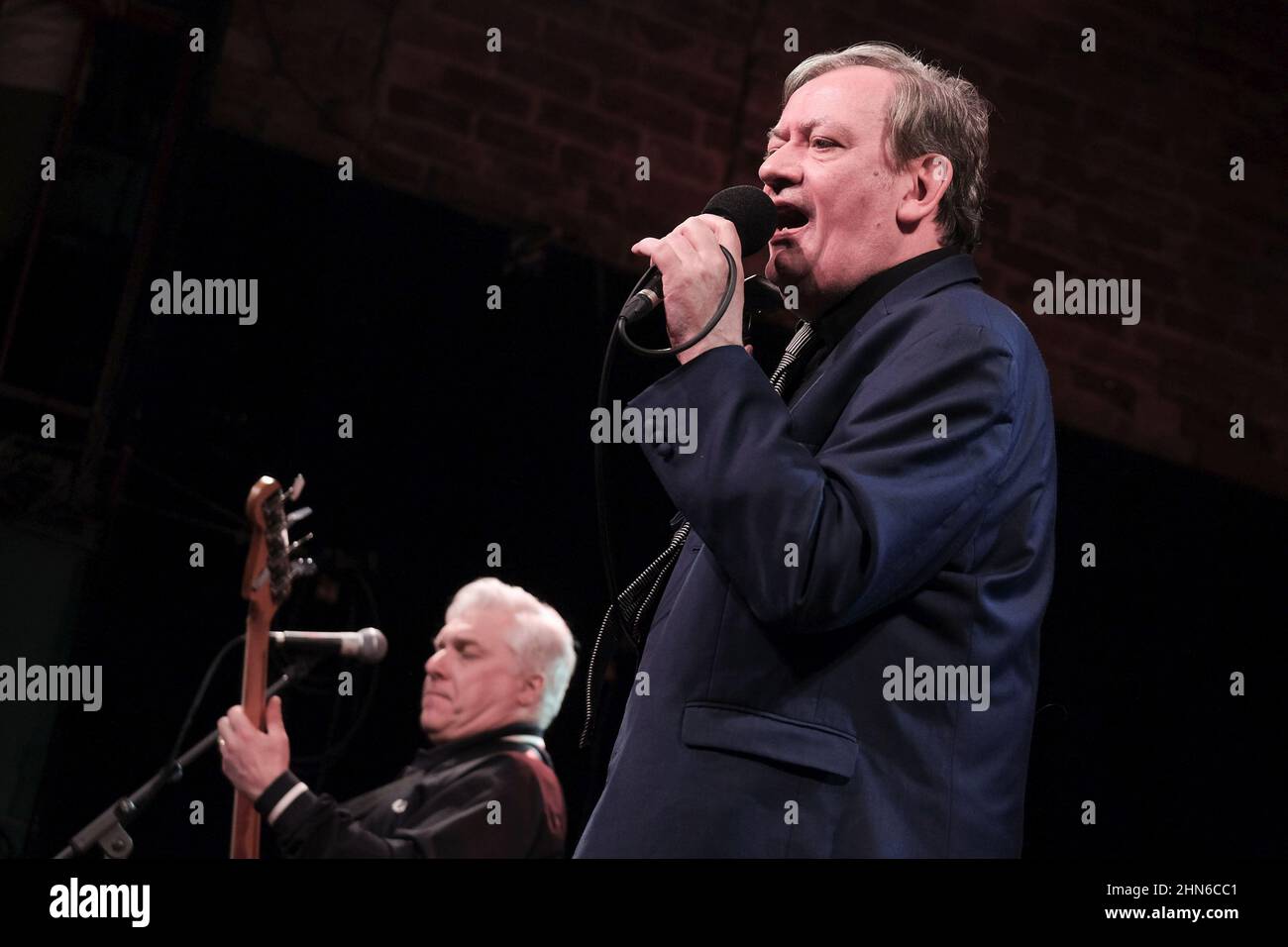 Bass player Ed Pearson and Ian Page, lead singer and founder member of ...