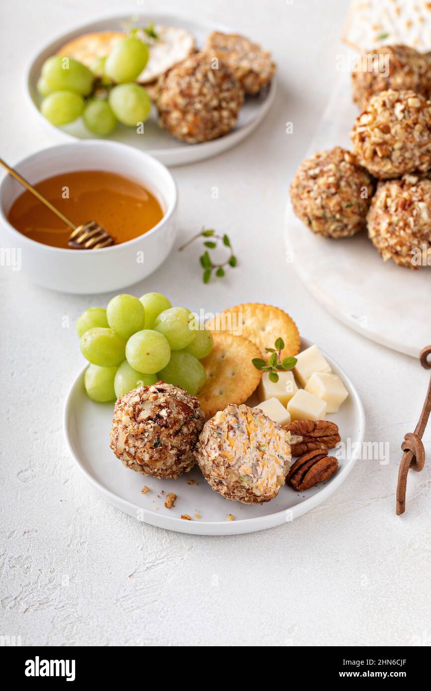 Cream cheese balls spices hi-res stock photography and images - Alamy