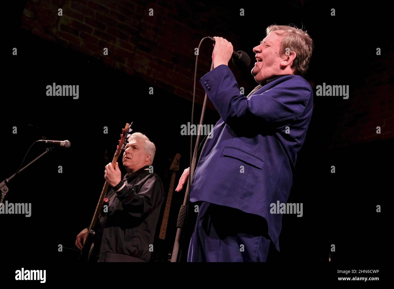 Bass player Ed Pearson and Ian Page, lead singer and founder member of ...