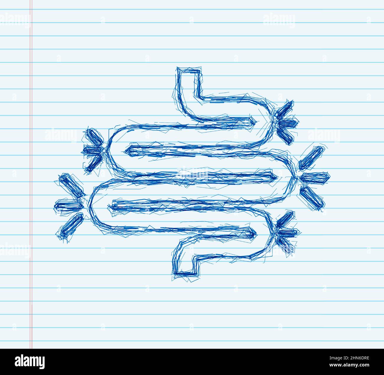 Colitis for medical design. Gastroenterology. Gut constipation icon ...