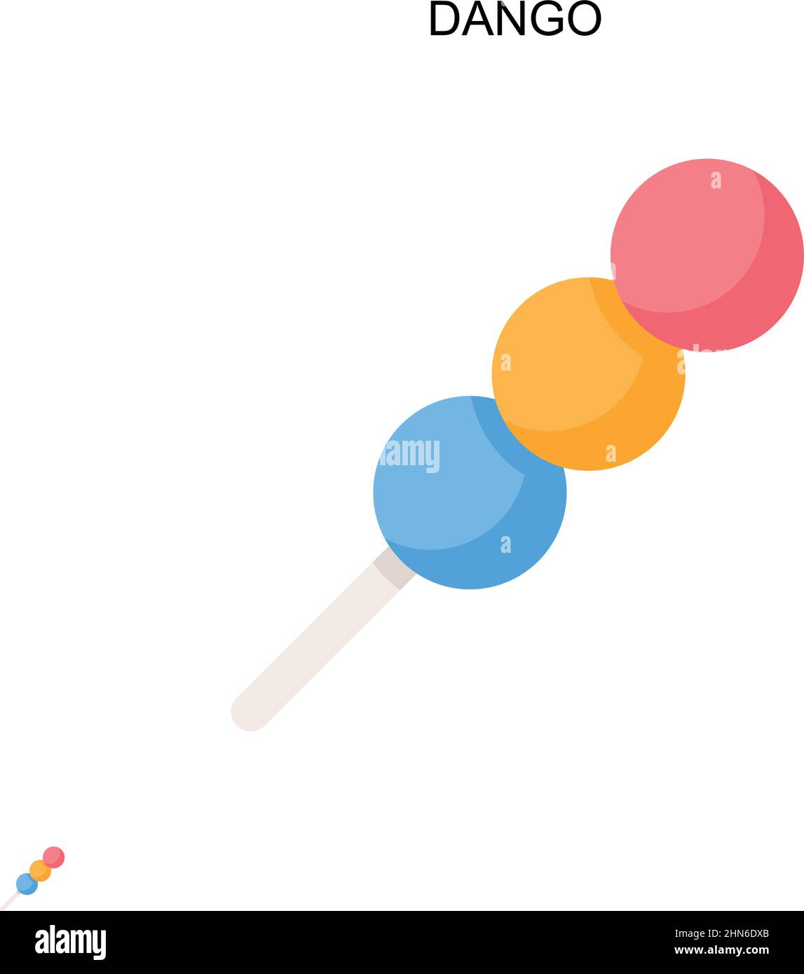 Dango illustration Stock Vector Images - Alamy