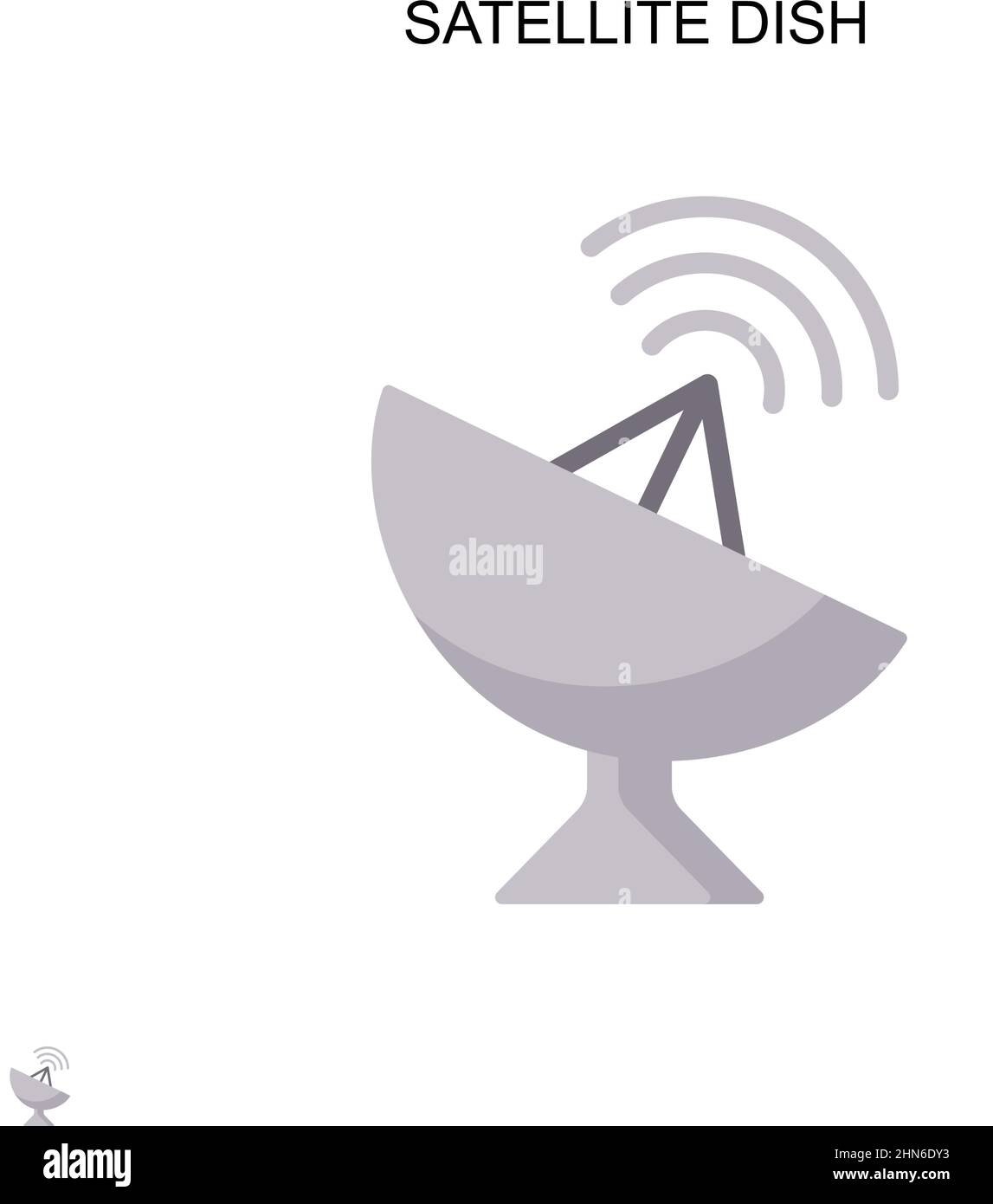 Satellite dish illustration hi-res stock photography and images - Alamy