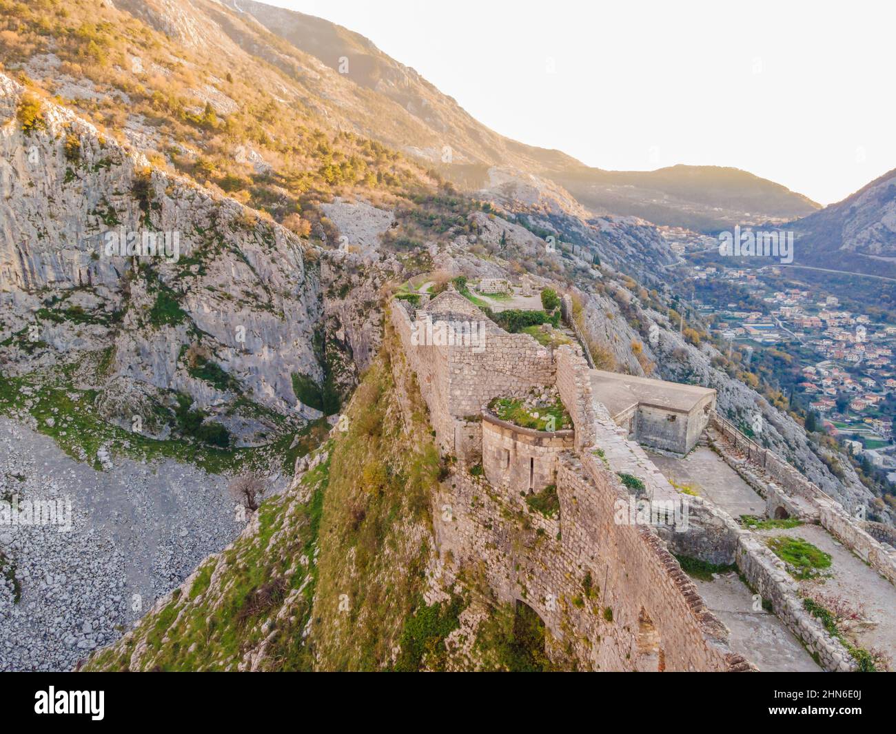 The old kotor fort trail hi-res stock photography and images - Alamy
