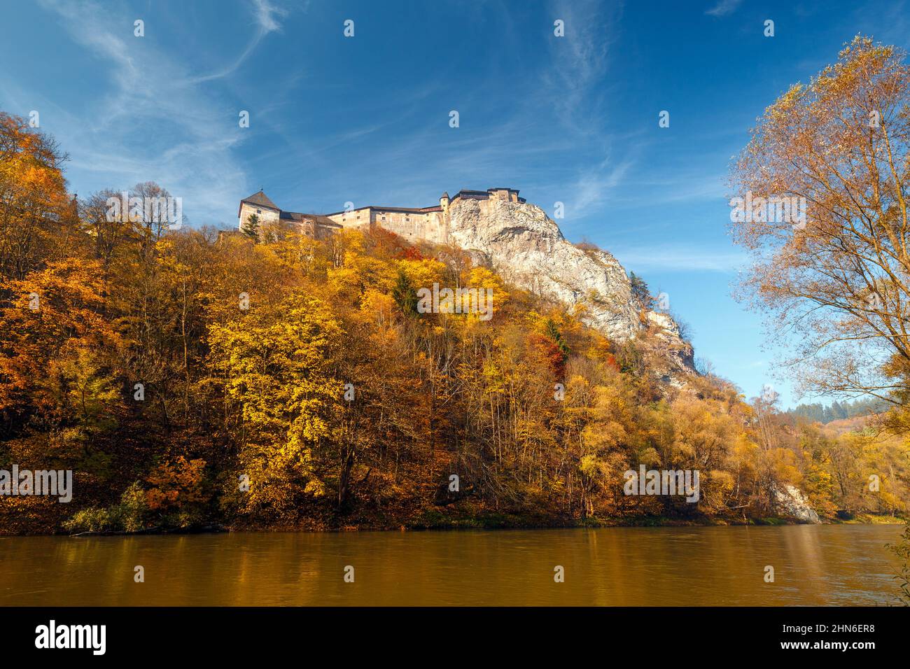The medieval Orava Castle, central Europe, Slovakia Stock Photo - Alamy