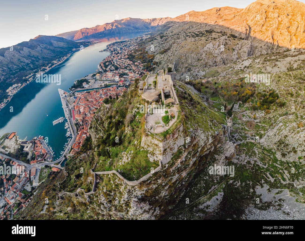 The old kotor fort trail hi-res stock photography and images - Alamy