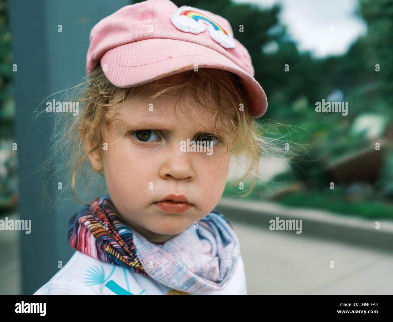 Serious young child hi-res stock photography and images - Alamy