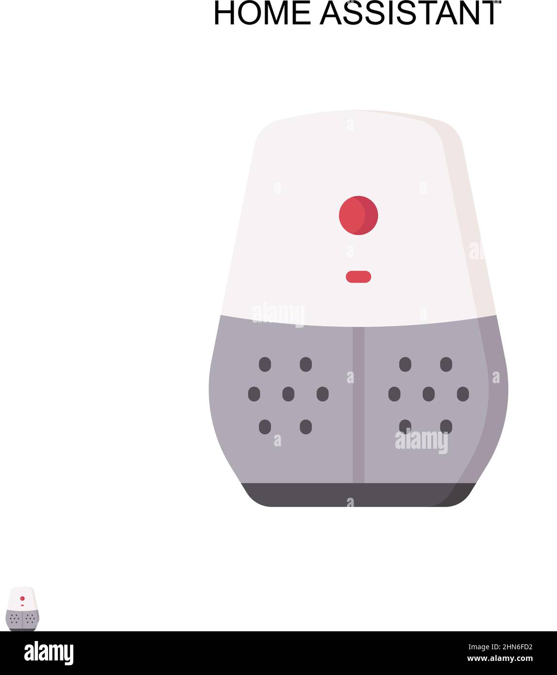 Care worker home visit Stock Vector Images - Alamy