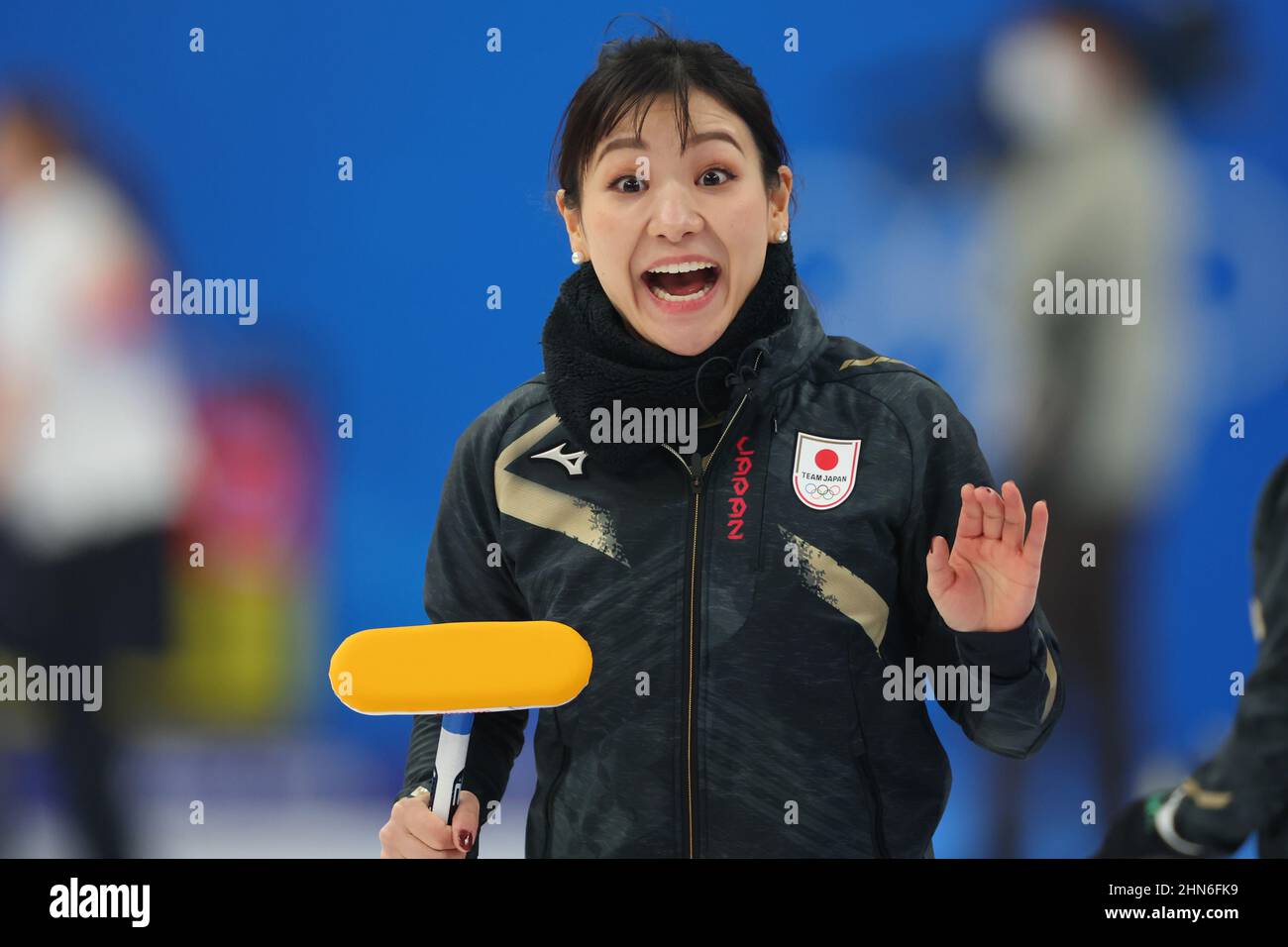 Beijing, China. 14th Feb, 2022. Chinami Yoshida (JPN) Curling : Women's ...