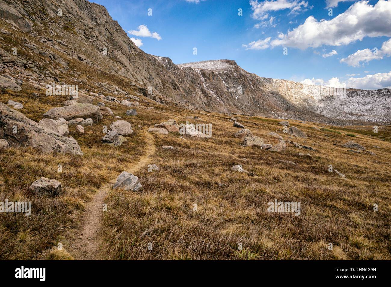Hiking trail in the Mount Evans Wilderness Stock Photo - Alamy