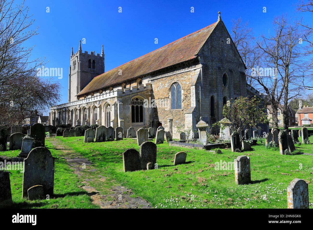 St Thomas a Becket church, Ramsey town, Cambridgeshire, England, UK ...