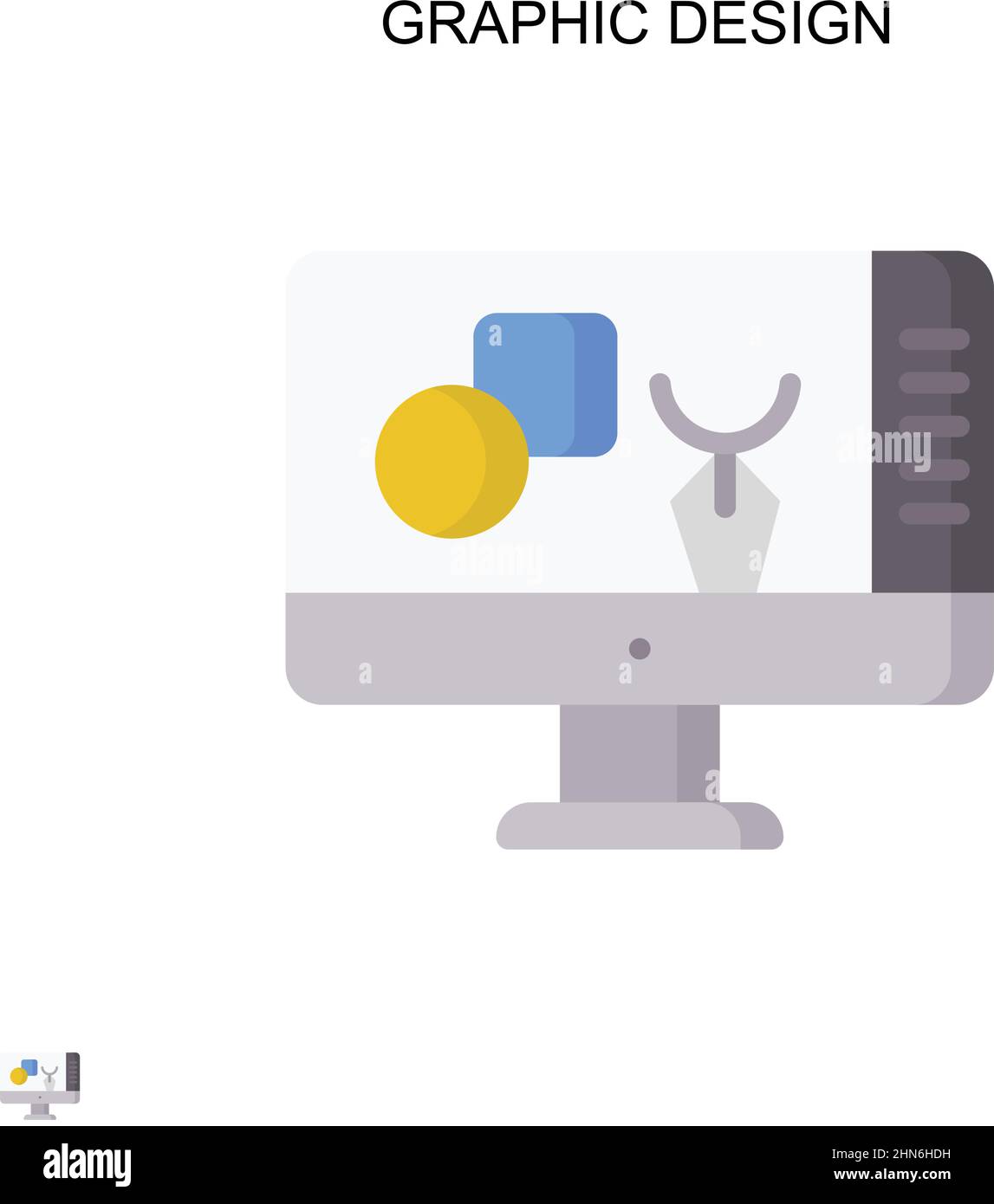 Graphic Design Simple Vector Icon Illustration Symbol Design Template For Web Mobile Ui Element