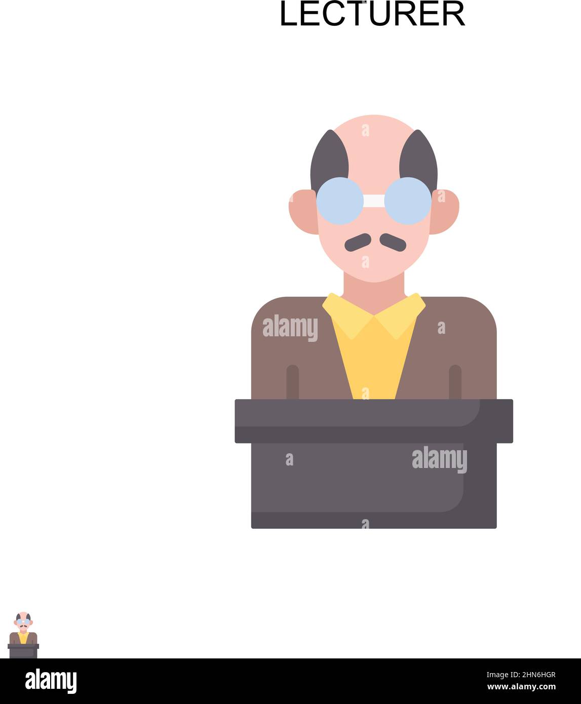 Female lecturer hall Cut Out Stock Images & Pictures - Alamy