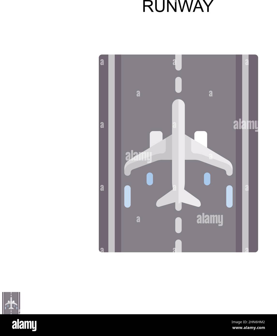 Airport runway illustration hi-res stock photography and images - Alamy