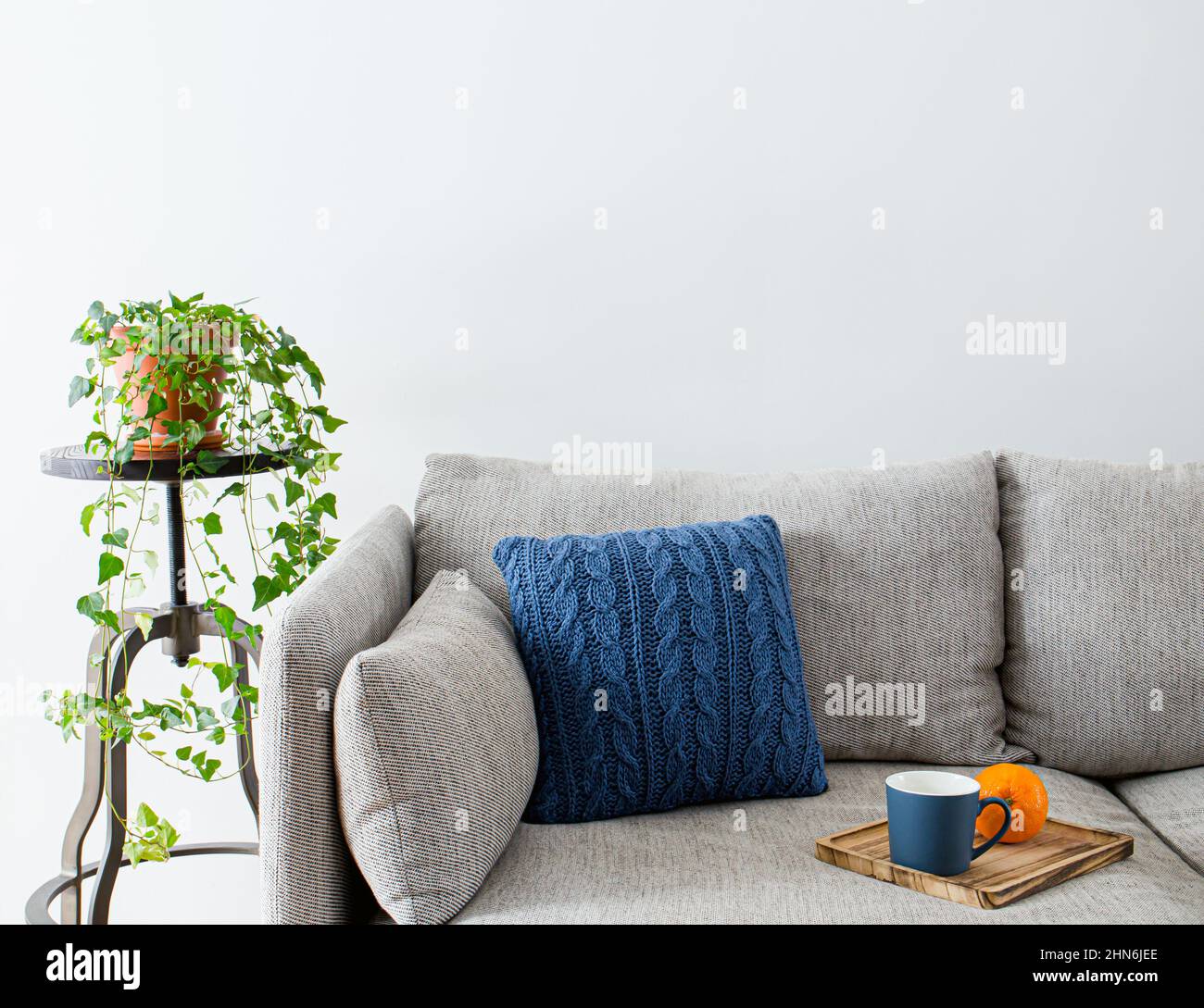 White home living room interior wall, empty background concept. Fill in ...
