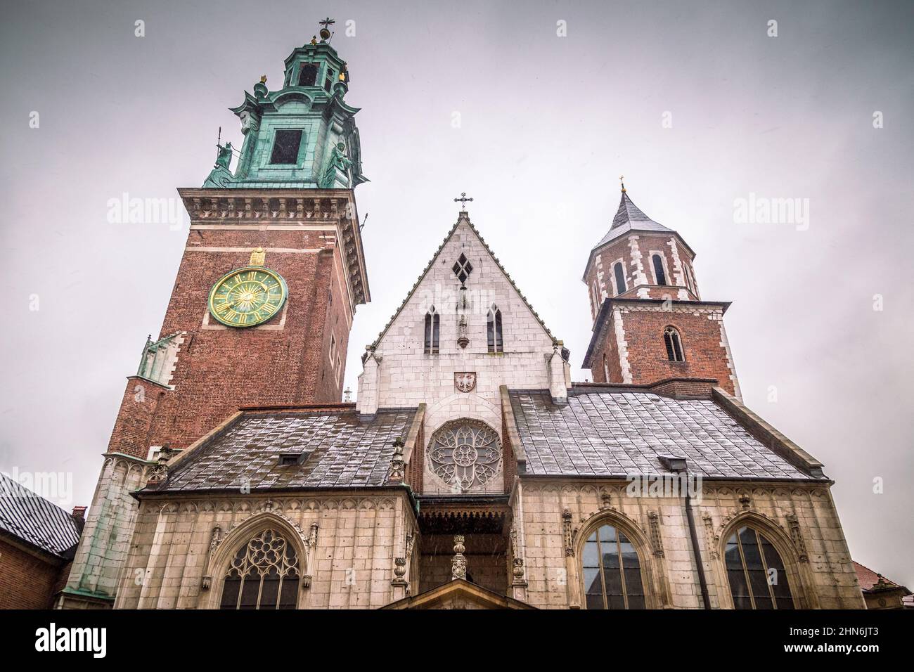 The Wawel Cathedral in Krakow, the historic Polish city, Europe Stock ...