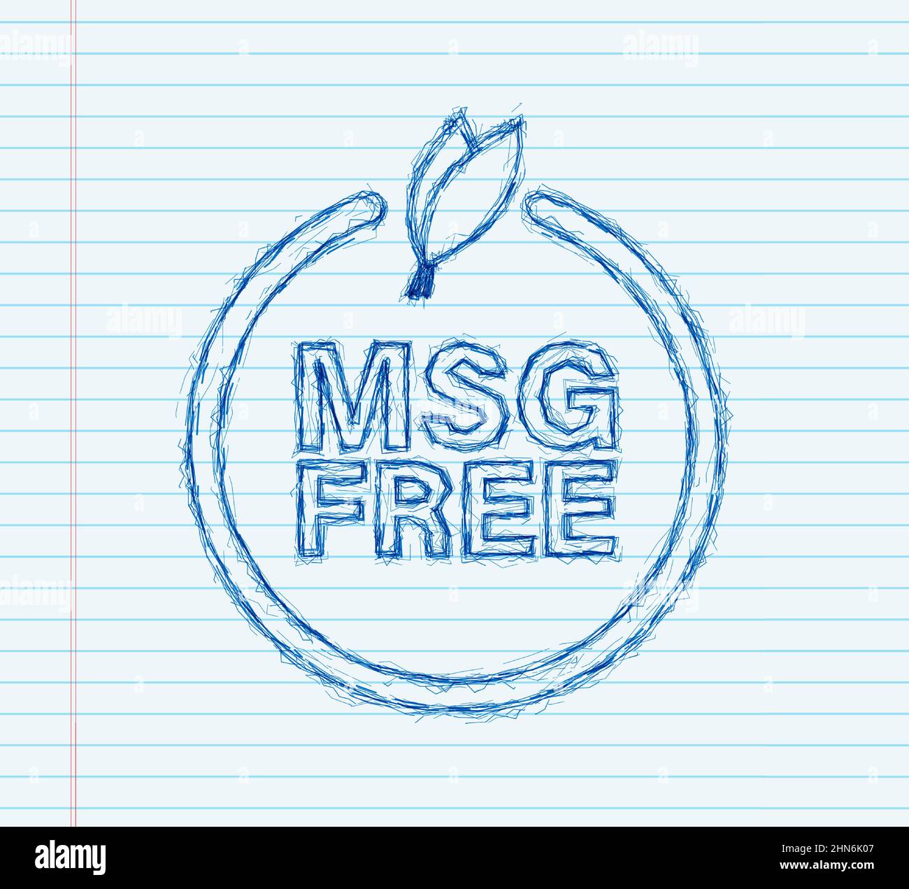 Msg free label. Vector neon logo. Vector sketch icon Stock Vector Image ...