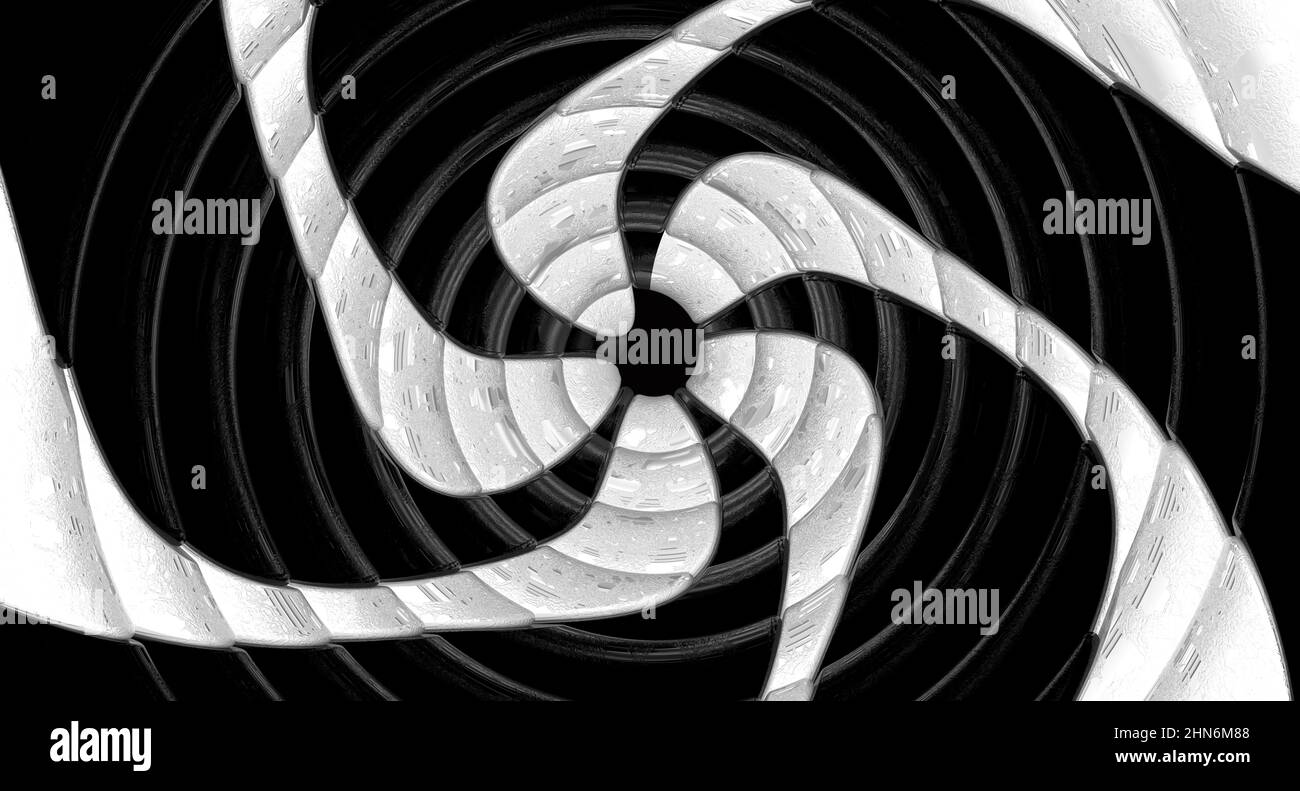 Spiral abstract background. 3d illustration Stock Photo - Alamy