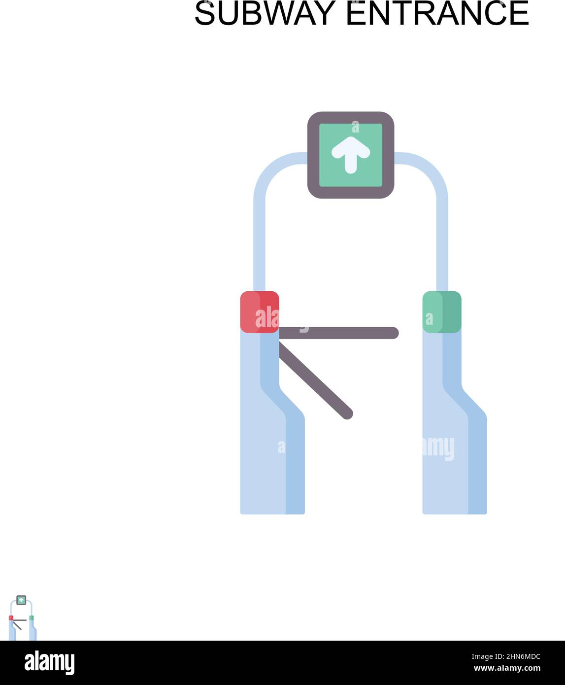 Entrance subway Cut Out Stock Images & Pictures - Alamy