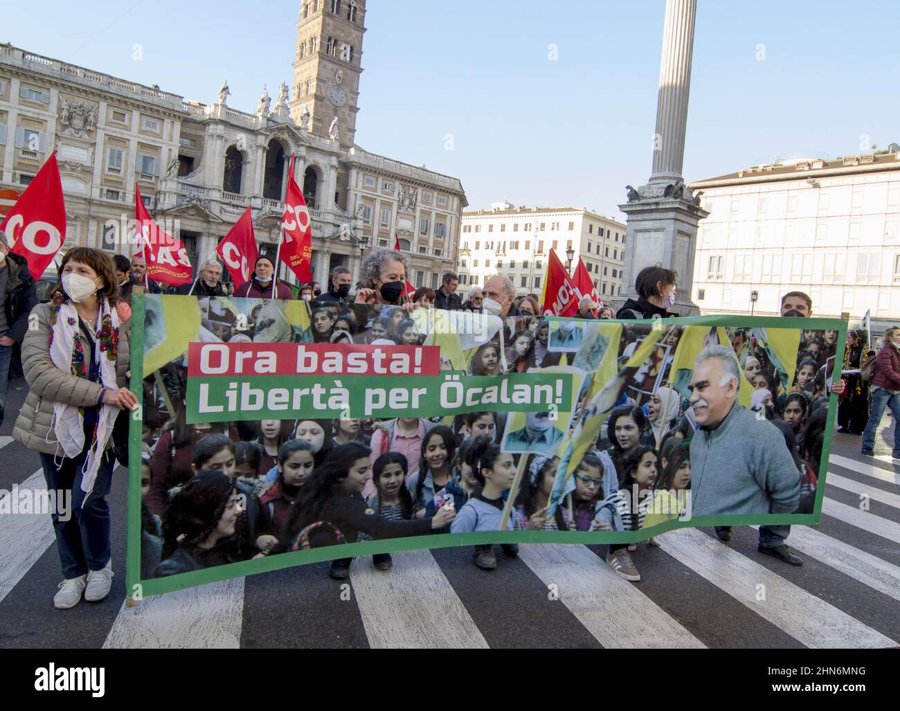 (2/12/2022) Demonstration to demand the release of Abdullah Ocalan, the ...
