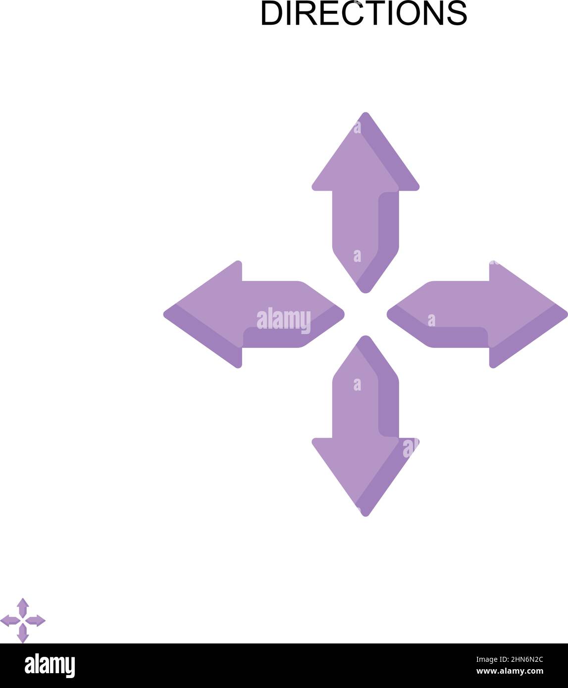 Directions street Stock Vector Images - Alamy