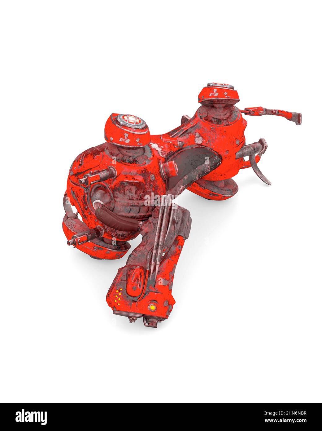 cyber watchman dog is dead, 3d illustration Stock Photo - Alamy