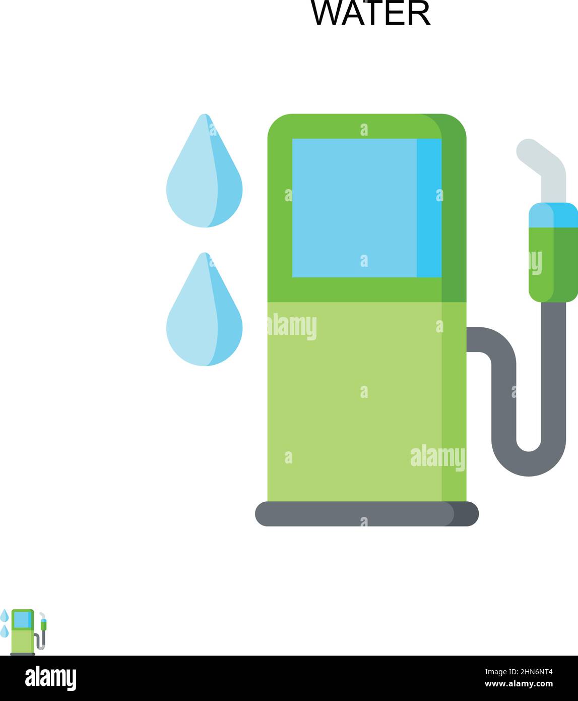 Water Simple vector icon. Illustration symbol design template for web ...