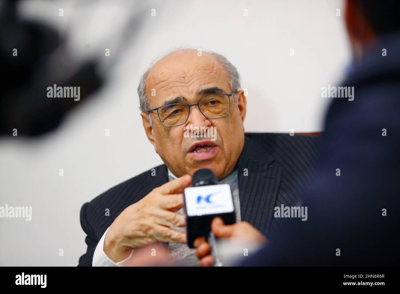Cairo, Egypt. 8th Feb, 2022. Mostafa El-Feki, director of the new ...