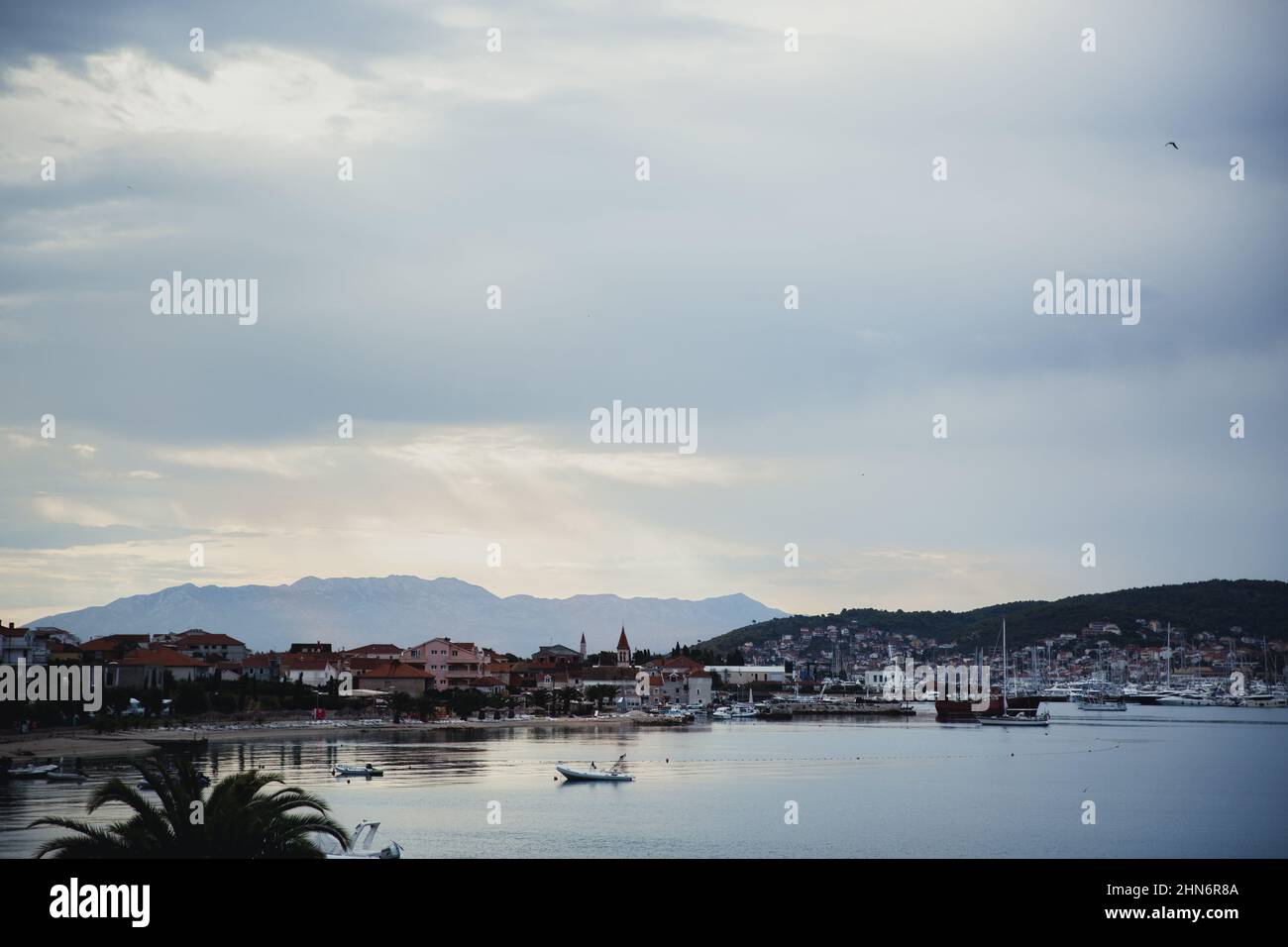 Trogir bay adriatic archipelago view hi-res stock photography and ...