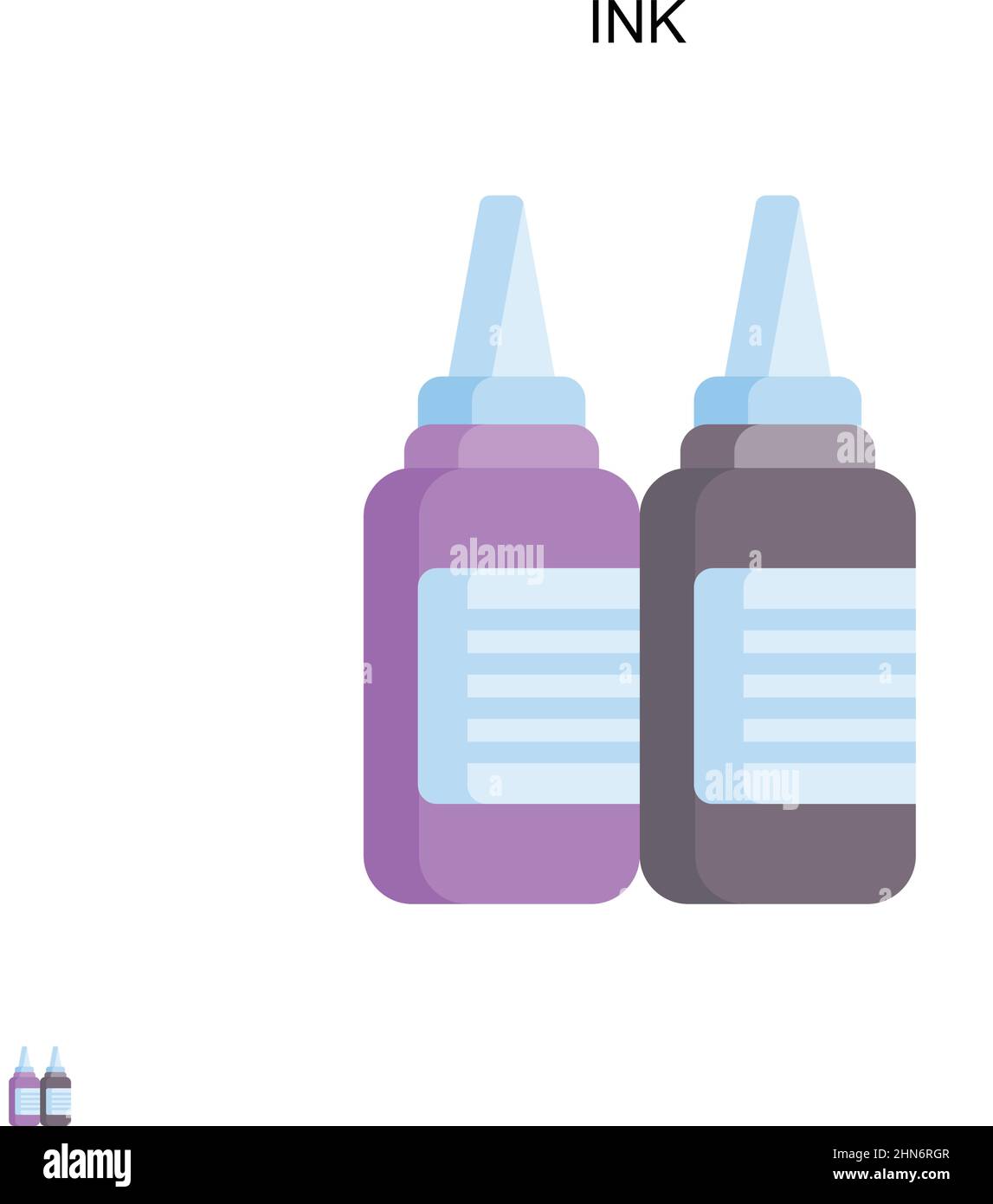 Glitter ink flow Stock Vector Images - Alamy