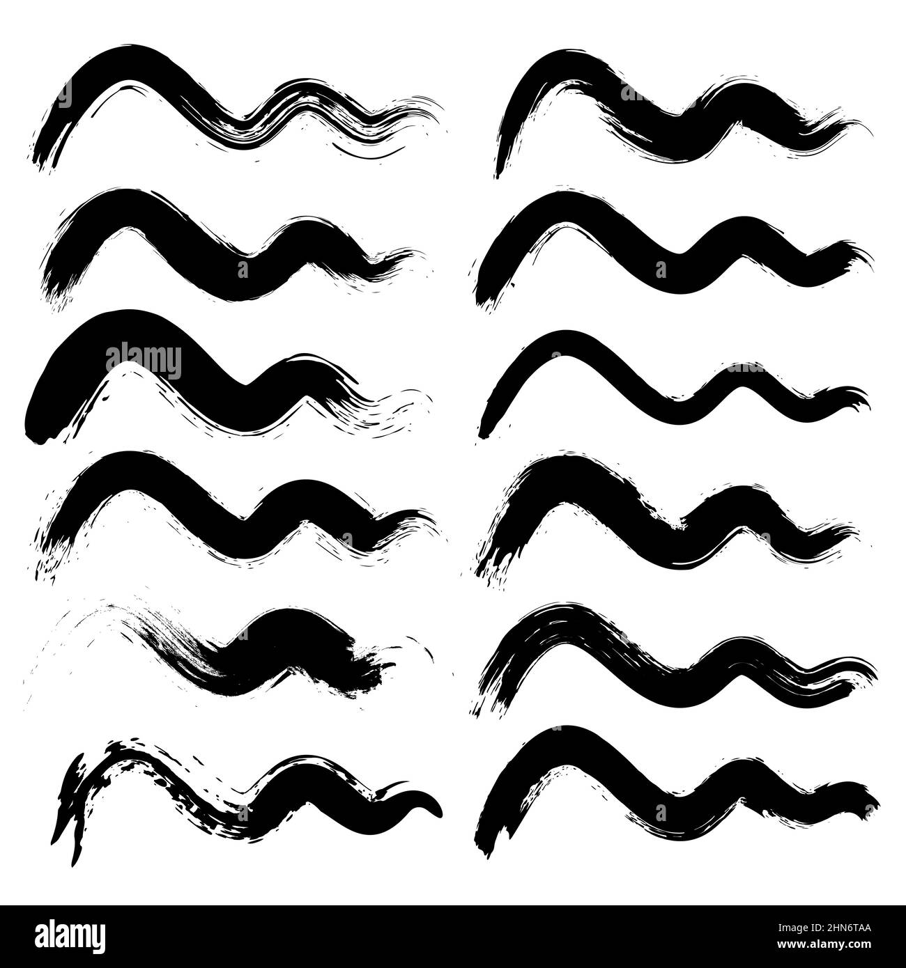 Wavy stroke Stock Vector Images - Alamy