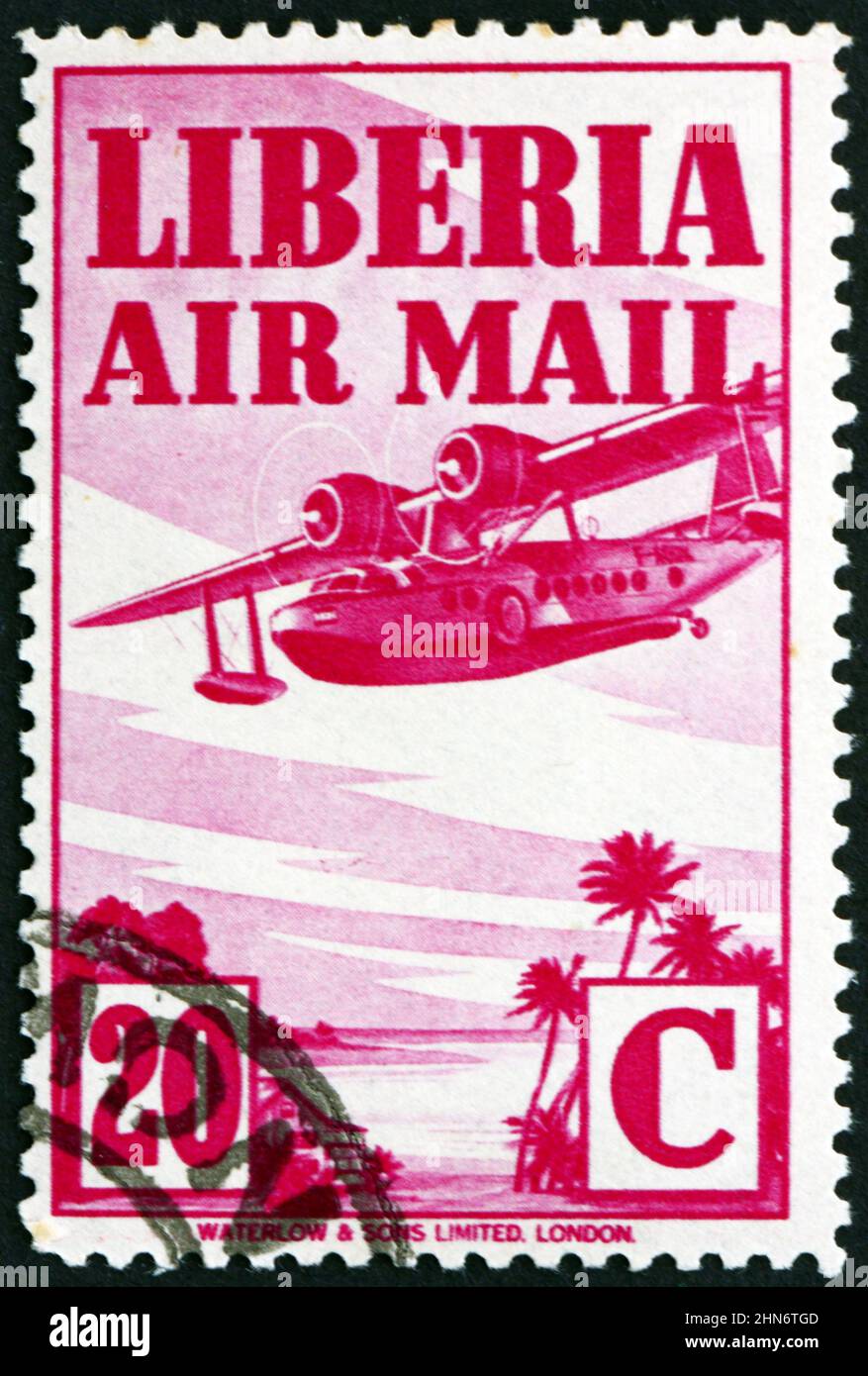 Postage stamp liberia hi-res stock photography and images - Alamy